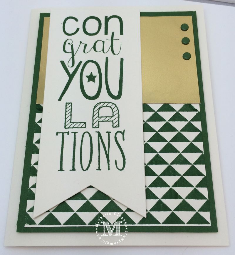 An Appropriate Send Off - Stampin' Mojo